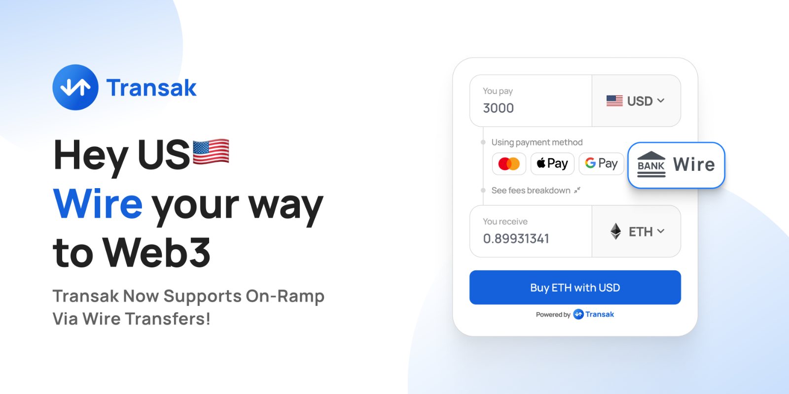 How to Buy ImmutableX (IMX) with Wire Transfer in USA | Transak